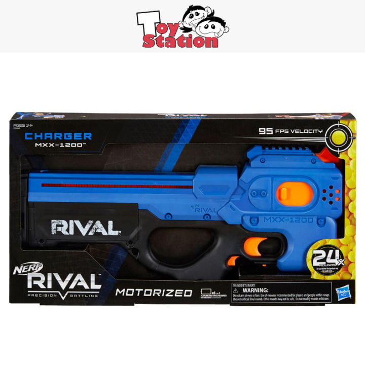 Hasbro NERF Rival Charger MXX-1200 (Blue) Blaster | Lazada Singapore