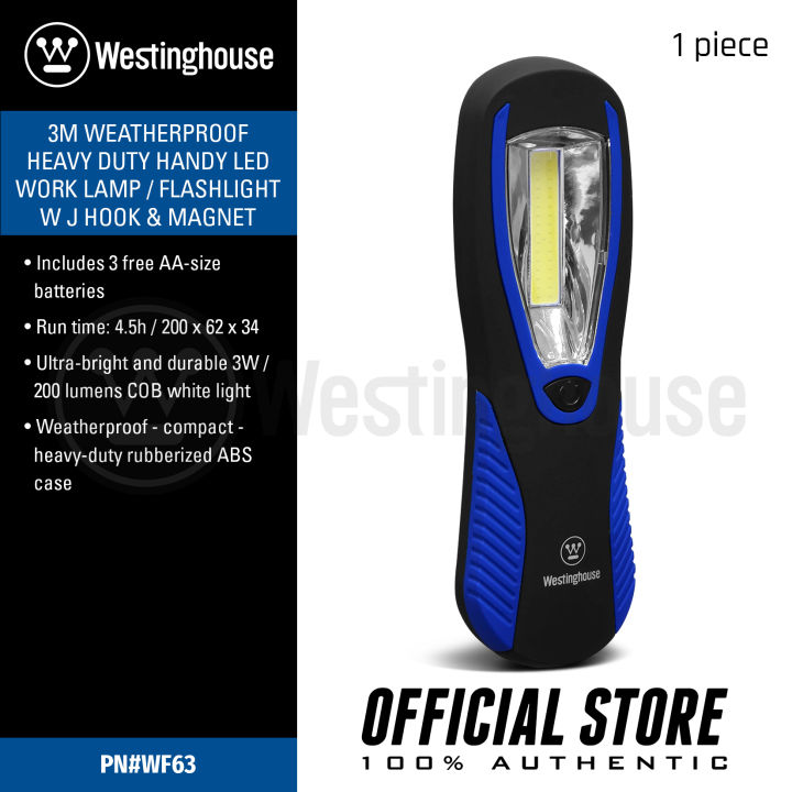 Westinghouse WF63 3W Weatherproof Heavy-Duty Handy LED Work Lamp ...