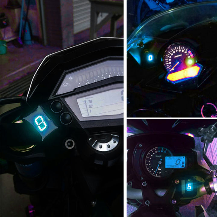 Gear Indicator Motorcycle Gear Indicator 6 Speed Digital Shift Lever ...
