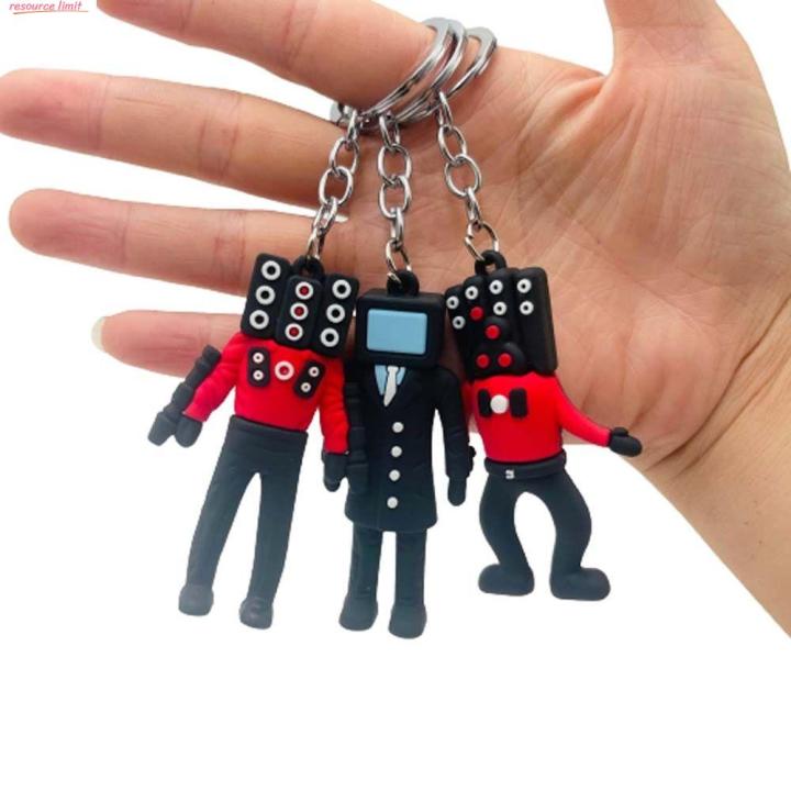 Tv Man Camara Man Anime Skibidi Toilet Keychain Skibidi Toilet Skibidi ...
