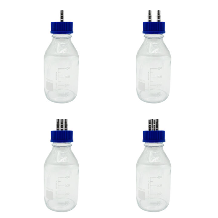 Laboratory glass feeding bottle fermenter hole reagent feeding bottle ...