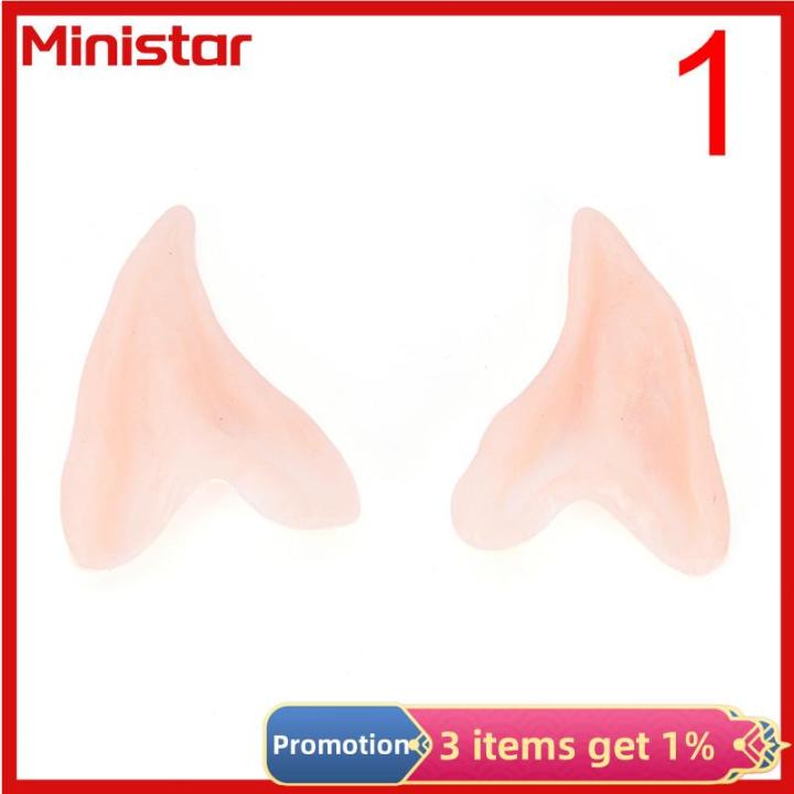 Ministar Hot Latex Prosthetic Fairy Pixie Elf Ear Halloween Costume ...