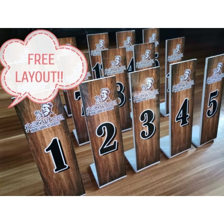 2024 SINTRA BOARD TABLE NUMBER PERSONALIZED | Lazada PH