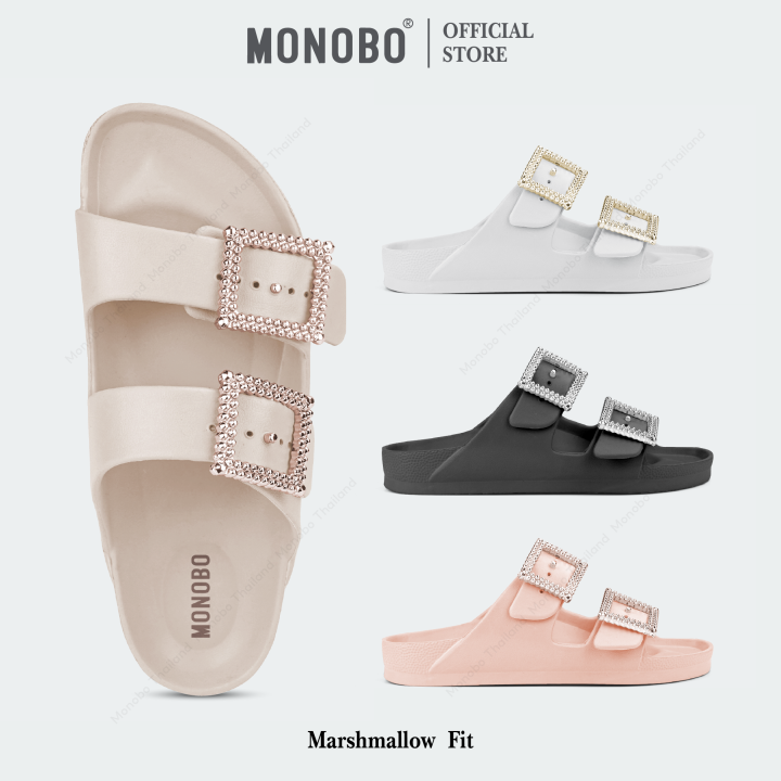 MONOBO รุ่น Marshmallow Fit รองเท้าแตะแบบสวม ของแท้ 100% | Lazada.co.th