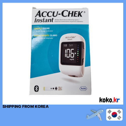 Accu Chek Instant Meter Glucometer Blood Glucose Monitor + free strip ...