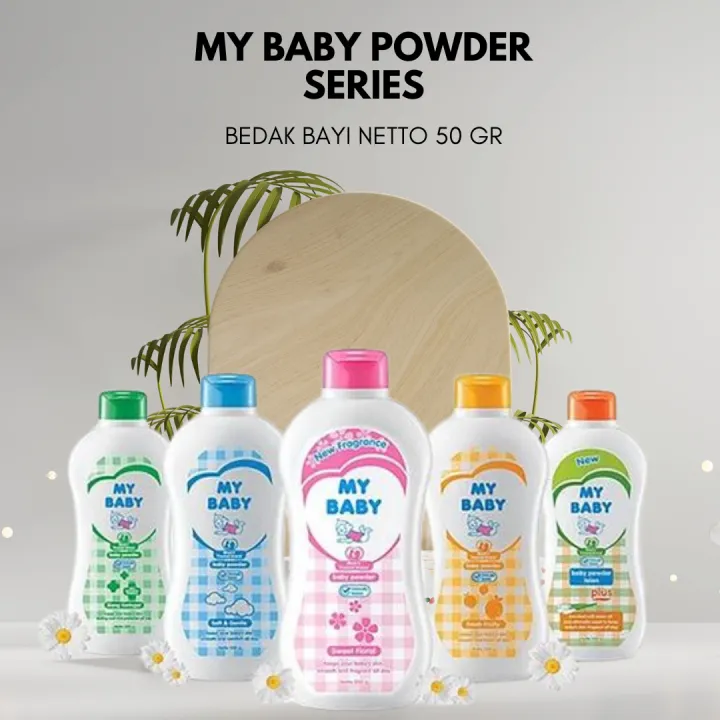 MY BABY Powder 50gr, 75gr, 100gr & 150gr | Bedak Tabur Bayi | Lazada ...