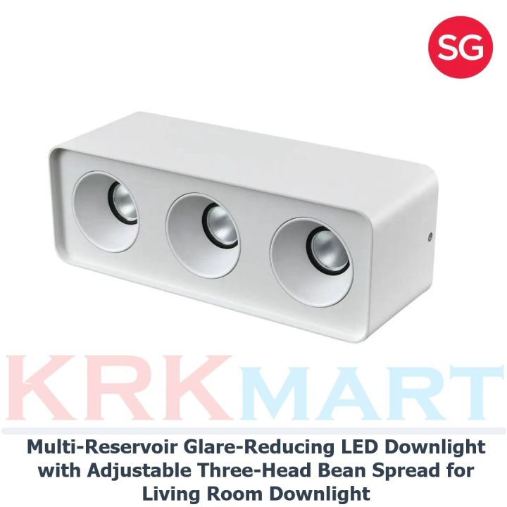 MIJIA THREE-HEAD BEAN GALL LAMP Square Living Room Headless Lamp Led ...