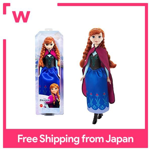 Mattel Disney Frozen Anna Fashion Doll And Accessory Toy Inspired By ...