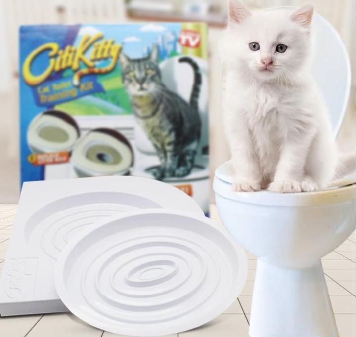 Cat Training Kit System for Toilet Professional Kitty Litter Toilet ...