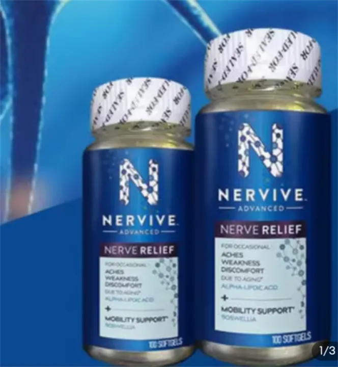 Nervive Softgel Nervive Advanced Nerve Relief Natural FDA Approved ...