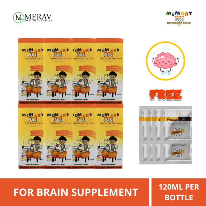 8 Packs - Memory Advance Plus Neurobiotic Brand Syrup For Kids With ...