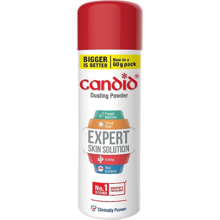 CANDID Antifungal Dusting Powder 50g, 120g (Fungal infection, Prickly ...