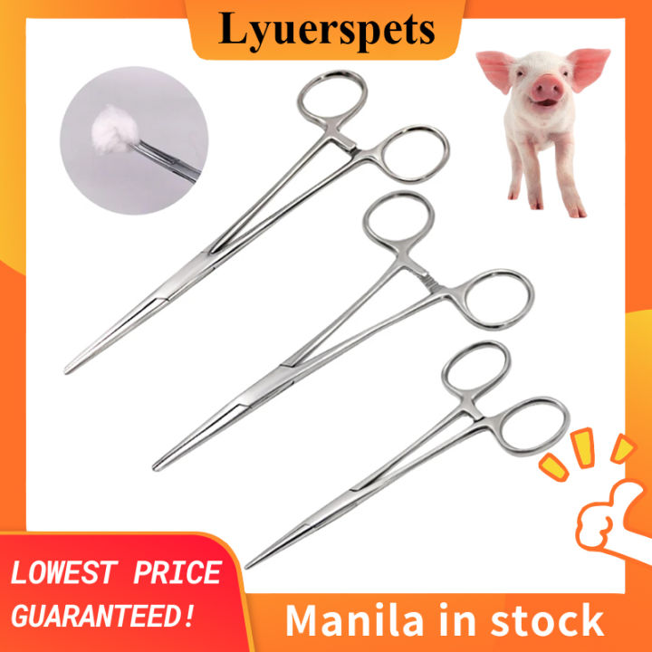 Veterinary Surgical Equipment Stainless Steel Hemostatic Clamp Forceps ...