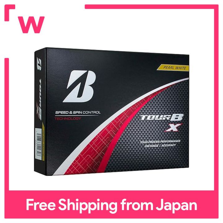BRIDGESTONE Golf Balls TOUR B X 2024 Model 12 balls Pearl White B4GXJ | Lazada PH