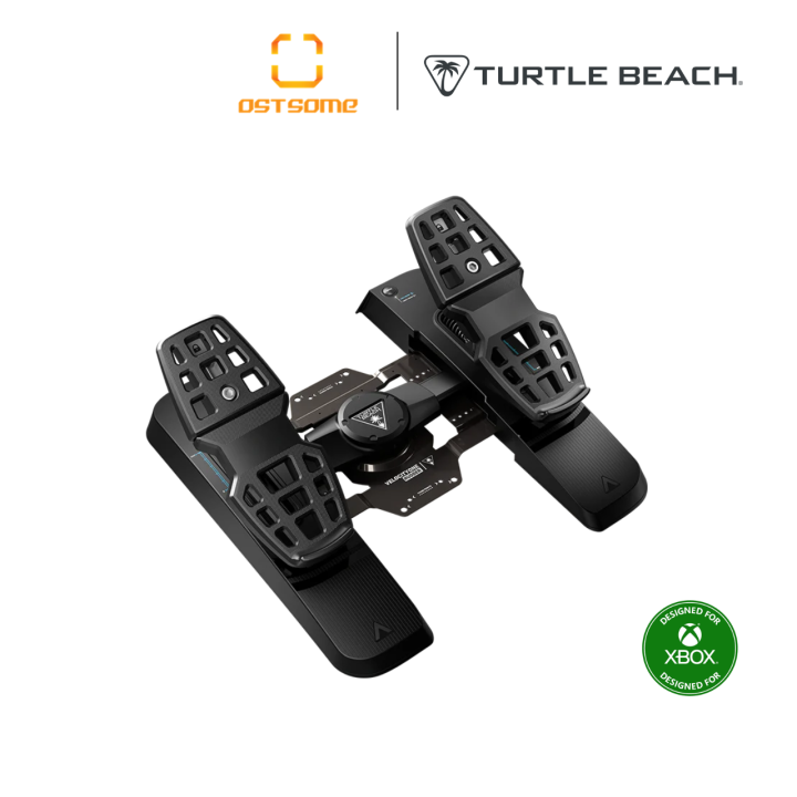 Turtle Beach VelocityOne Rudder Pedals Precise Foot Control For Flight ...