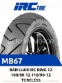 BAN MOTOR RING 12 100/90-12 110/90-12 IRC MB47 TUBELESS | Lazada Indonesia