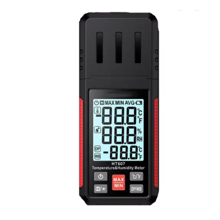 HT607 Ambient Dew Point Humidity Meter Digital Temperature Humidity ...