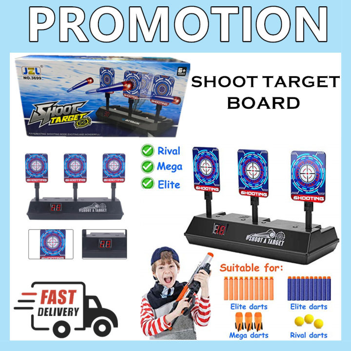 (SHIP FROM KL) Board Target Shooter Board Shooting Target Marks LED ...