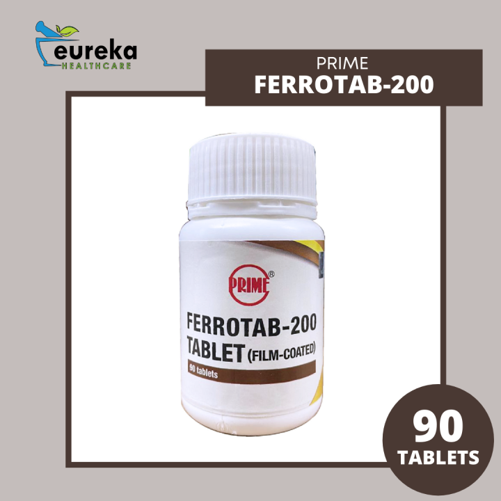 PRIME FERROTAB-200 TABLET 90'S | Lazada