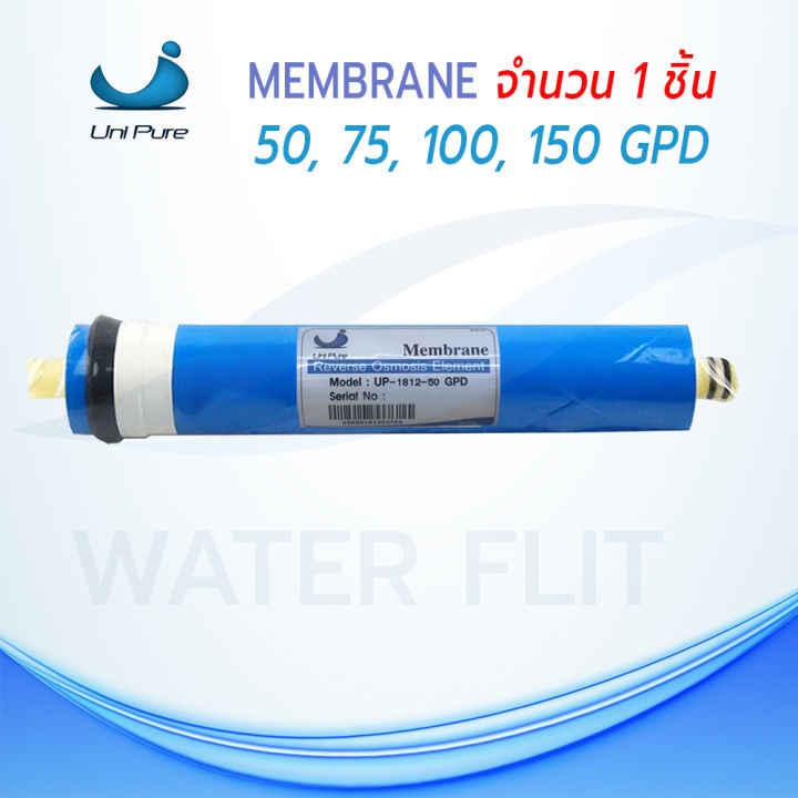 ไส้กรองน้ำ RO Membrane UNIPURE 50 , 75 , 100 , 150 GPD 1 ชิ้น | Lazada.co.th