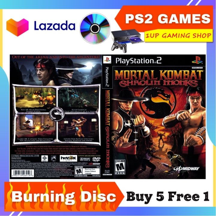 Kaset DVD Game PS2 Mortal Kombat Shaolin Monks | Lazada Indonesia