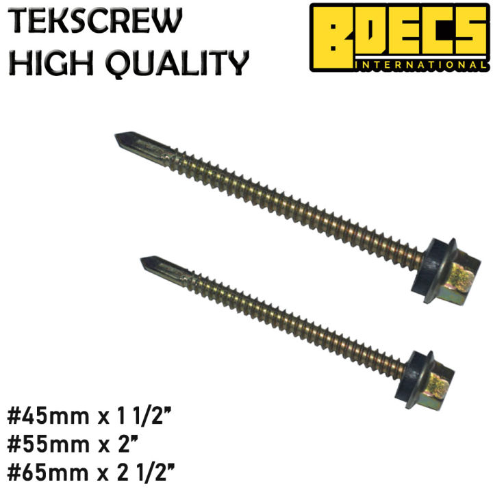 Tek screw Tekscrew Heavy Duty High Quality (250pcs) per box I bdecs ...