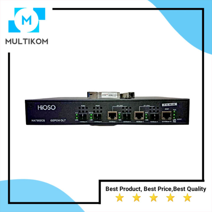OLT HIOSO HA7302CS INCLUDE 2 SFP JOLINK 8 DB | Lazada Indonesia