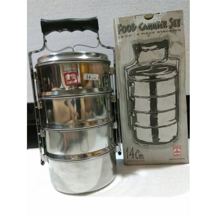 Maspion rantang stainless susun 4 rantang 14cm | Lazada Indonesia