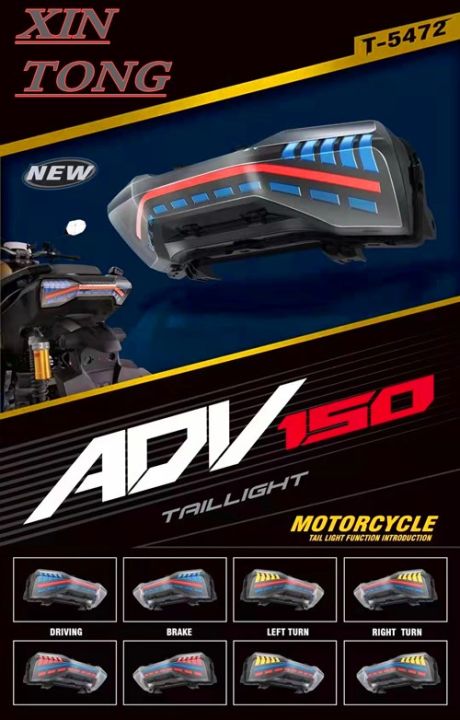 TAIL LIGHT LED ASSY FOR HONDA ADV 150 | Lazada PH