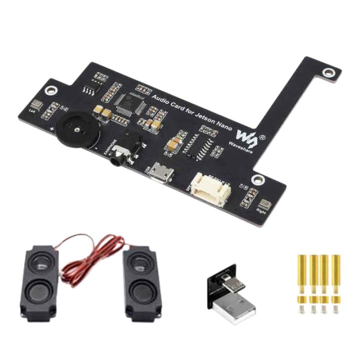 Waveshare for Jetson Nano USB Audio Codec Module Driver Free Sound Card ...