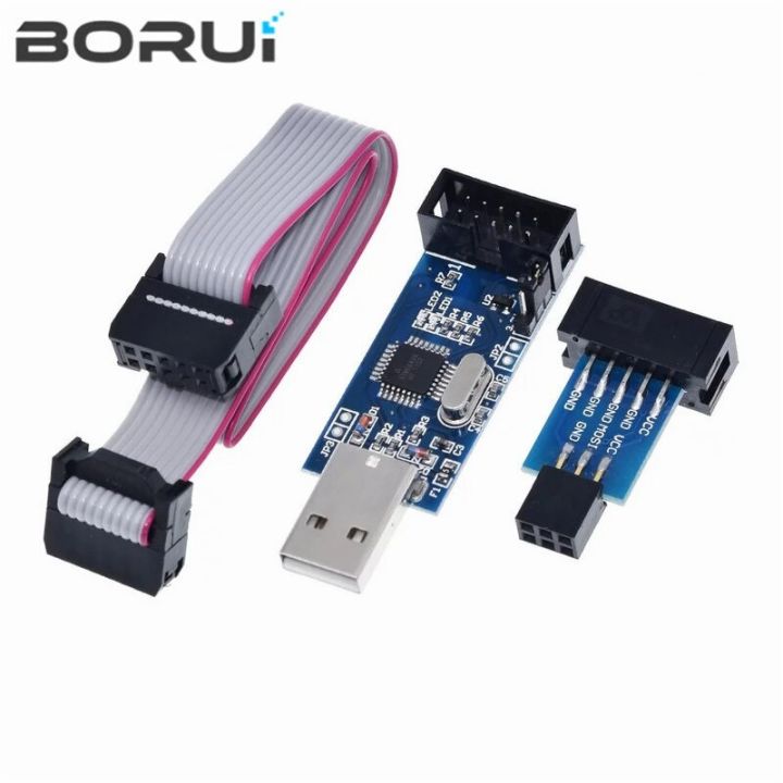 LC-01 USBASP AVR สายดาวน์โหลด / โปรแกรมเมอร์ AVR / 51 ISP การเขียนโปรแกรมดาวน์ไลน์ / AVR ISP ...