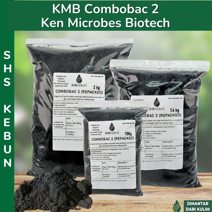 KMB Combobac 2 (Repacked) Soil Pest Solution 700g/1.4/2kg Racun Tanah ...