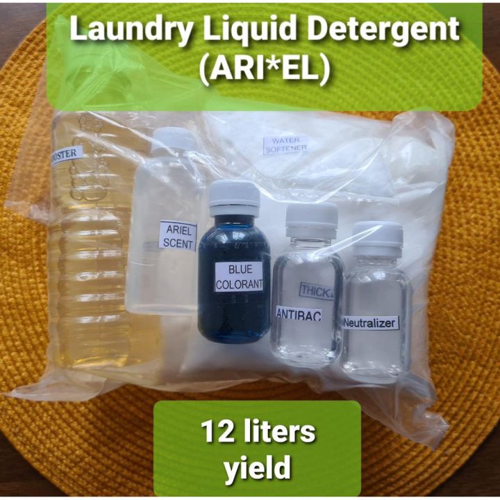 LAUNDRY LIQUID DETERGENT DIY KIT: ARL, BRZE (PANLABA);FOAMY,EFFECTIVE ...