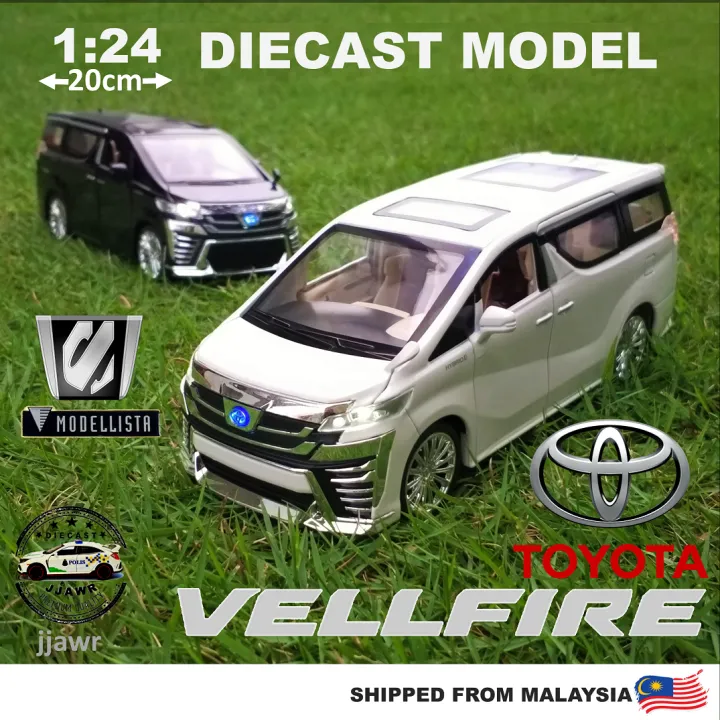 1:24 Toyota Vellfire MPV Model Diecast Toy Car | Lazada