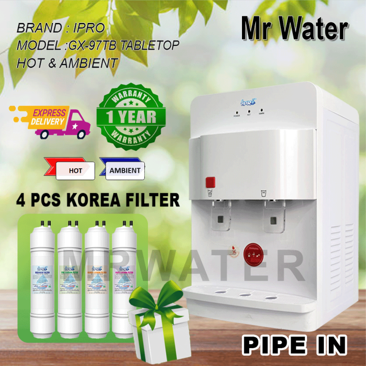 iPRO Alkaline Water Dispenser Hot & Normal Model : GX-97TB or FO-221T ...