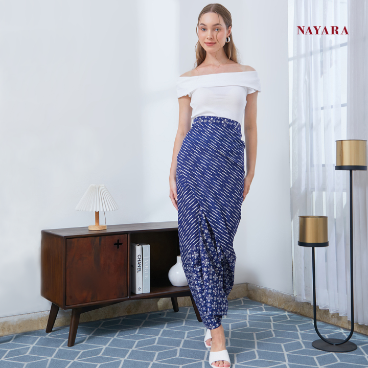 Nayara Rok Batik Namira Biru | Lazada Indonesia