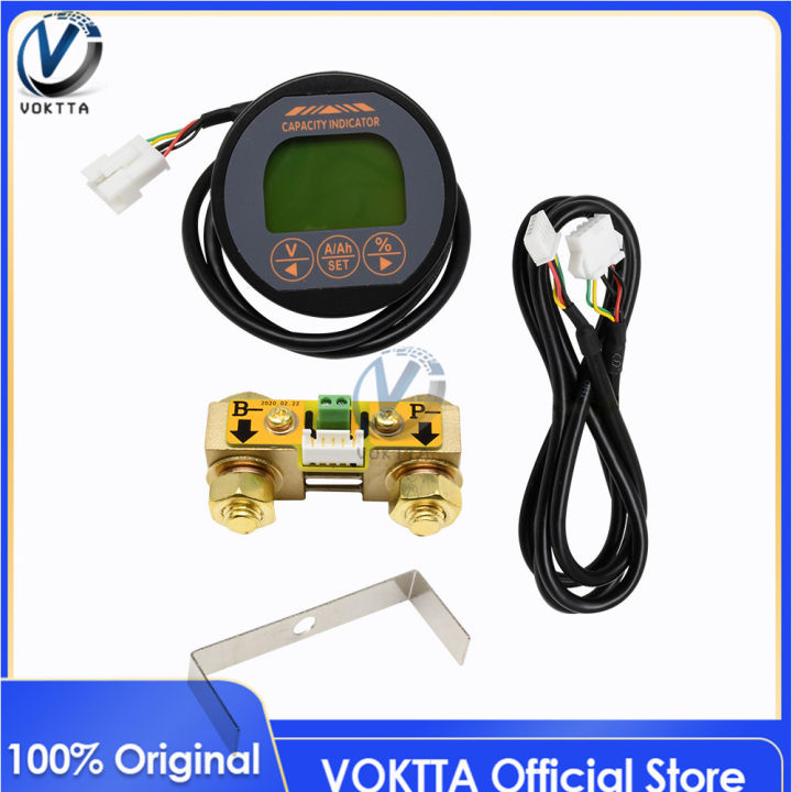 Original VOKTTA TR16 80V 50A/100A/350A Bat-tery Current Voltmeter LCD ...
