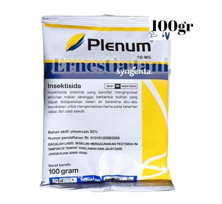 Insektisida Plenum 50 WG 100gr Bahan Aktif Pymetrozine 50% Original Syngenta | Lazada Indonesia