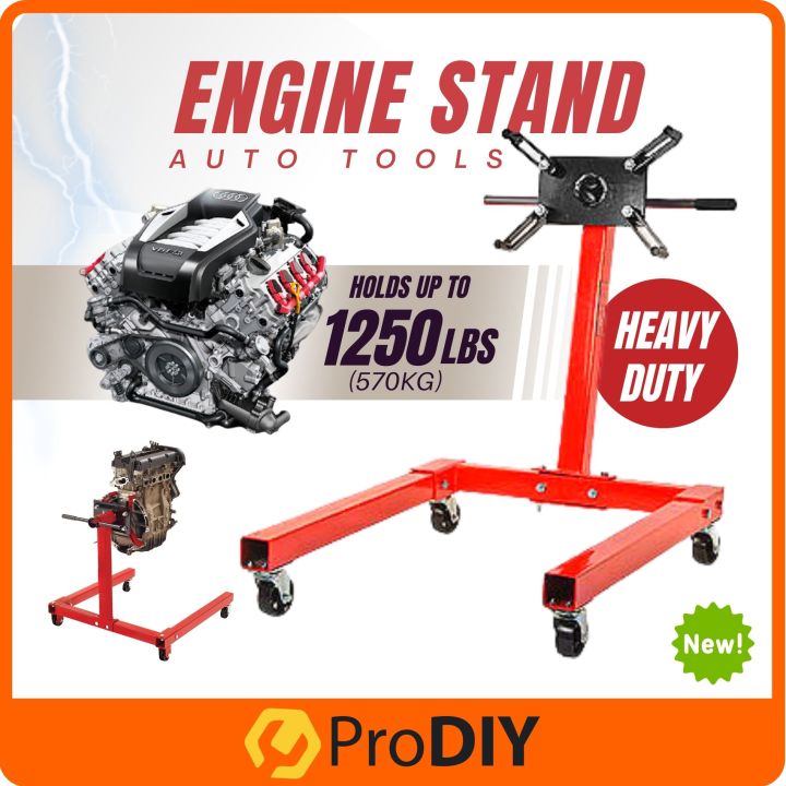 1250LBS / 2000LBS Heavy Duty Engine Stand Fix Type Car Service Enjin ...