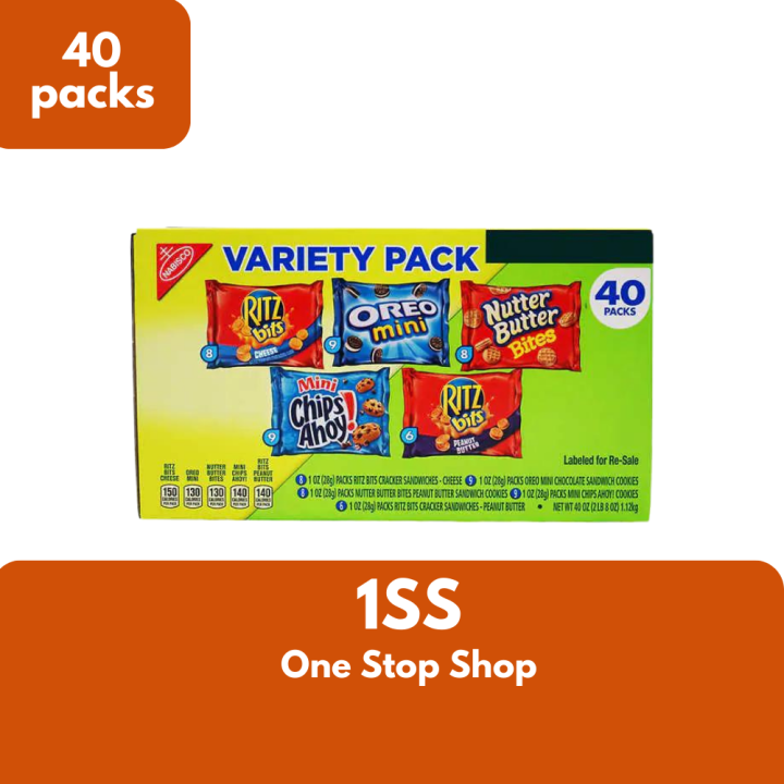 Nabisco Cookie and Crackers Variety Pack 40 Packs | Lazada PH