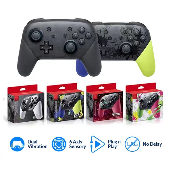 Bluetooth Wireless Switch Pro Controller Gamepad For Nintendo Switch & Switch Oled /Lite/Steam ...