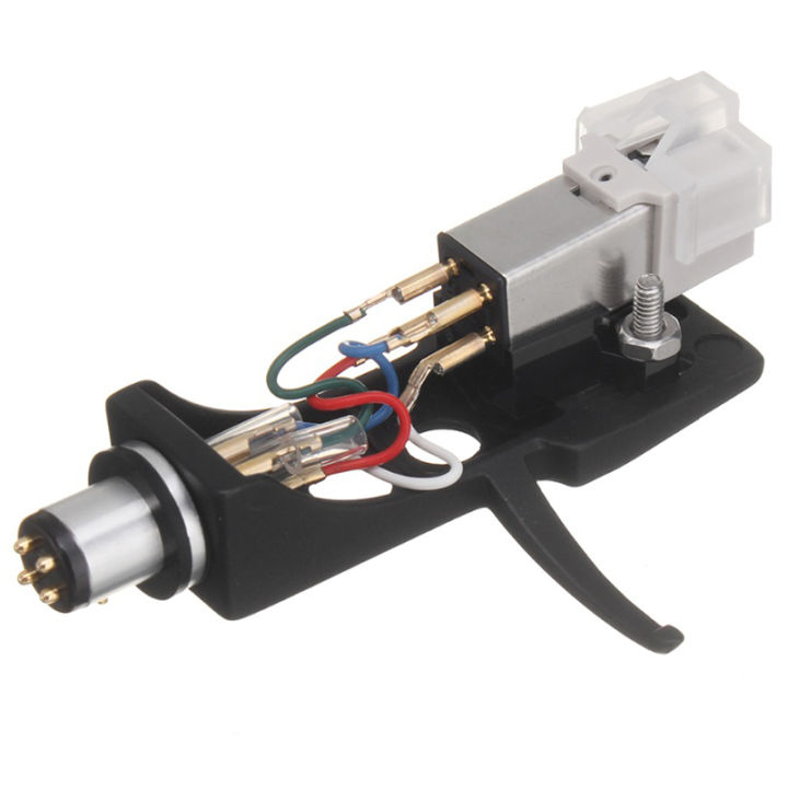 Stylus with Turntable Headshell 4 Pin Contacts for Phonograph Turntable ...
