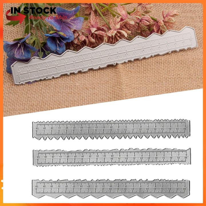 Ulight 3 Pieces Paper Tearing Ruler Paper Ripper Tool Devices Metal ...