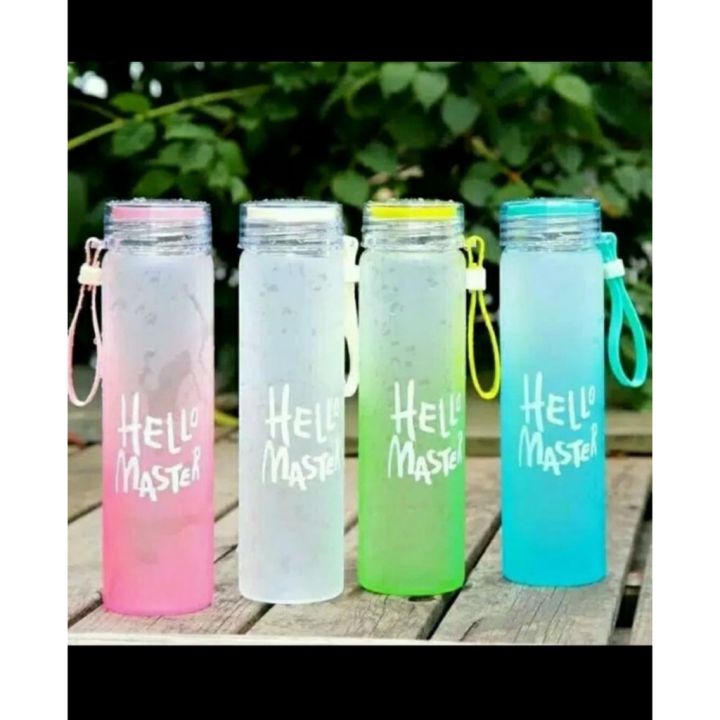 TH Botol Hello Master Botol Kaca Hello Master Botol Air Minum | Lazada ...