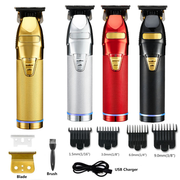 (1 Year Warranty) New Electric Hair Clipper Men Grooming Set ...