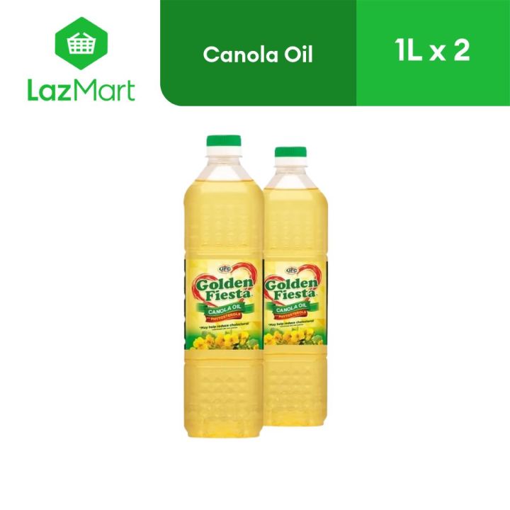 UFC Golden Fiesta Canola Oil 1L - Pack of 2 | Lazada PH