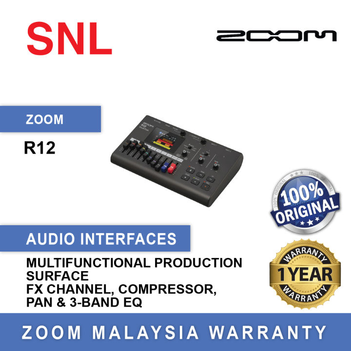 Zoom R12 MultiTrak Portable Recorder and Control Surface | Lazada
