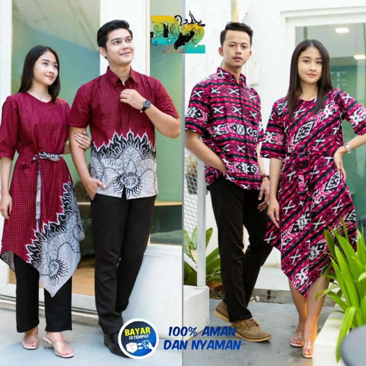 model baju batik wanita terbaru 12.12 tunik batik wanita Couple Batik ...