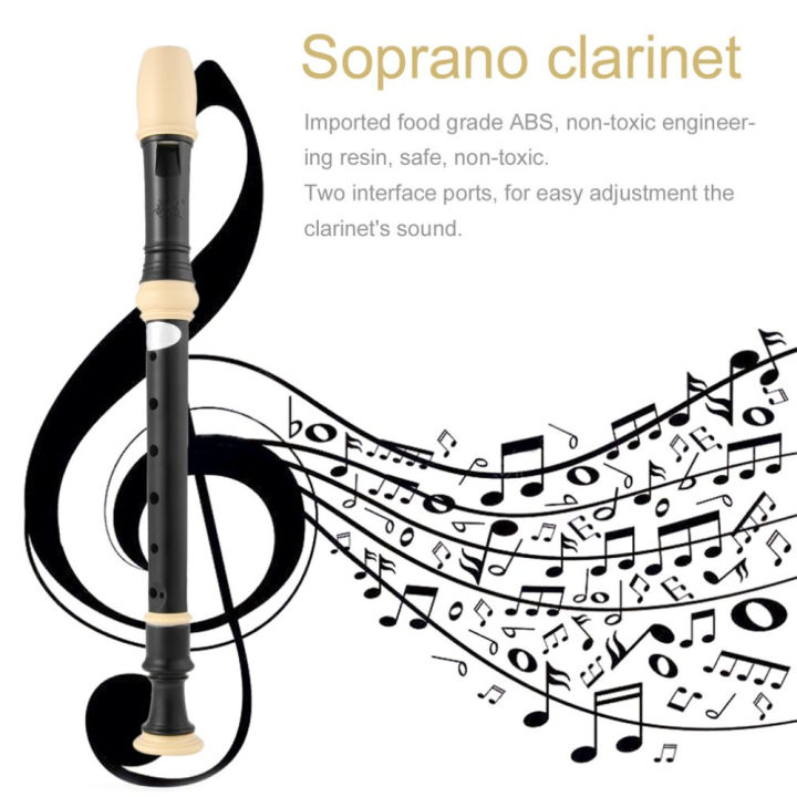 PLAYOU Professional Eight Hole Treble Flute 8-Hole Soprano Recorder ...