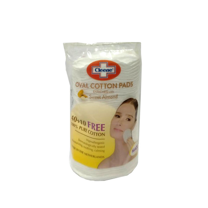 Cleene Oval Facial Cotton Pads 40+10 Pads | Lazada PH